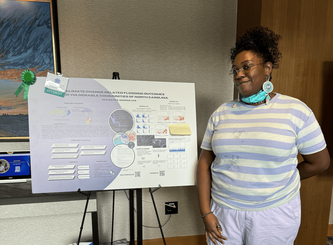 MS student wins graduate poster award - Department of Earth ...